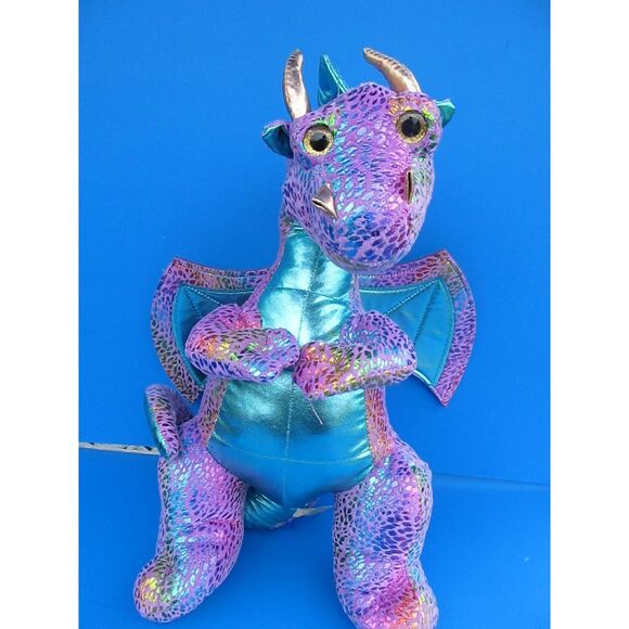 dandee | Toys | Dan Dee Dragon Stuffed Animal Plush Pink Shimmering ...